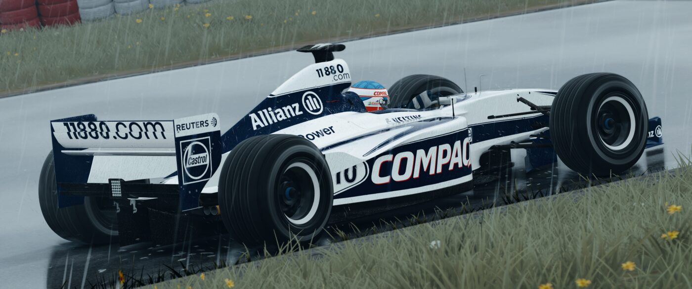 Assetto Corsa F1 2000 Mod – Onboard with Jenson Button in the Rain – Assetto Corsa Mods