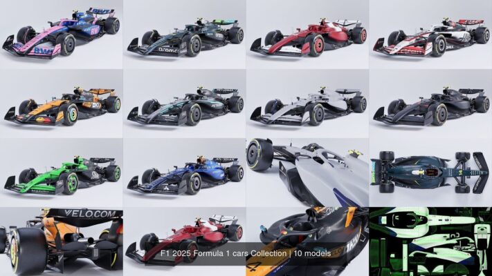 F1 2025 3D models Collection – Assetto Corsa Mods